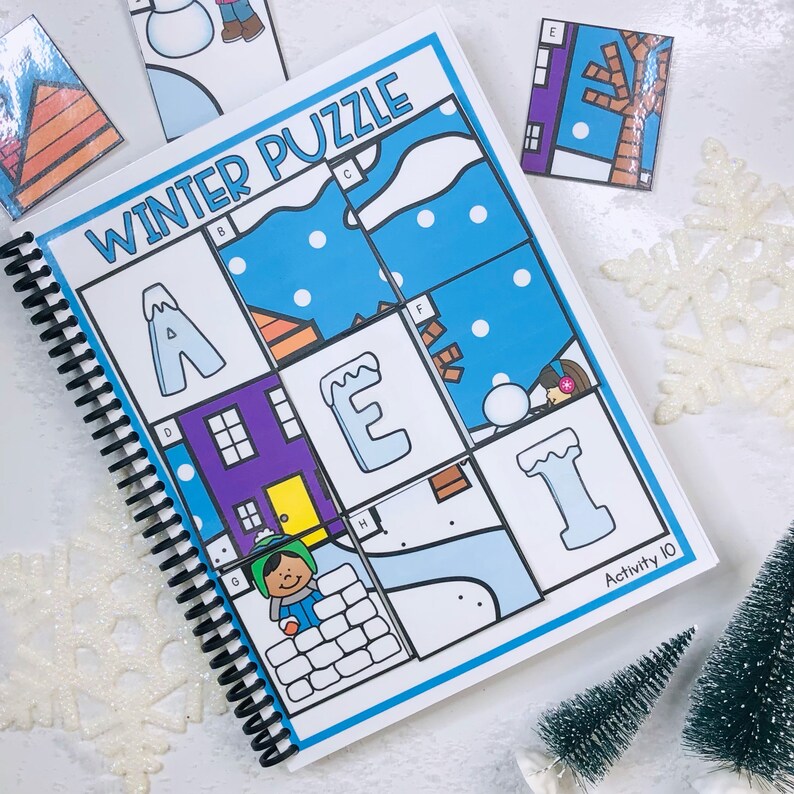 Winter Busy Binder | Busy Book | Activity Binder | Toddler Activities ...