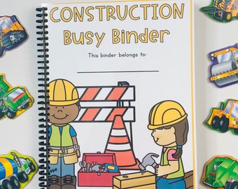 Transportation Busy Binder Busy Book Activity Binder Toddler Activities ...