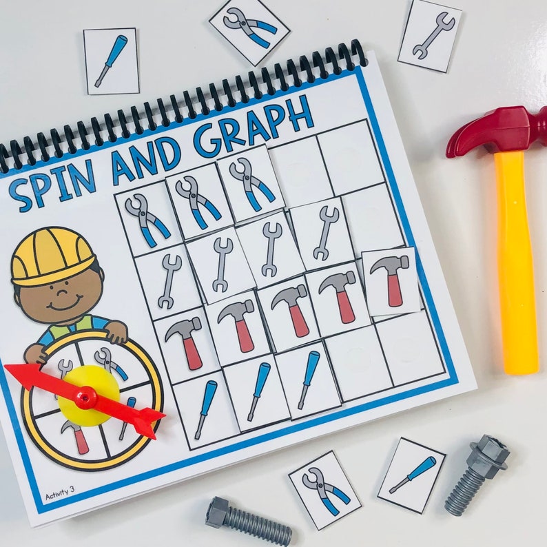 Construction Busy Binder | Busy Book | Activity Binder | Toddler ...