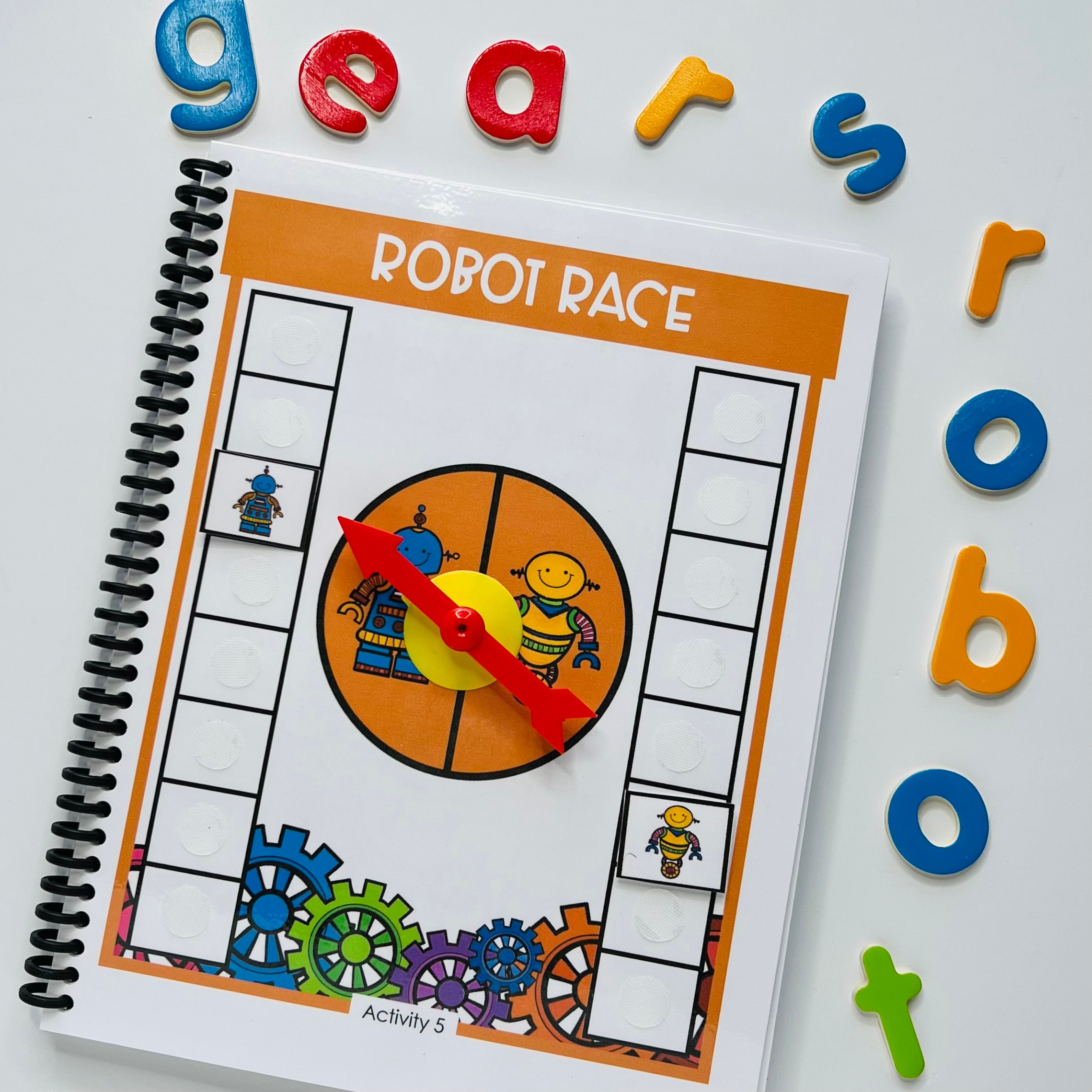 Robot Busy Binder | Busy Book | Activity Binder | Toddler Activities ...