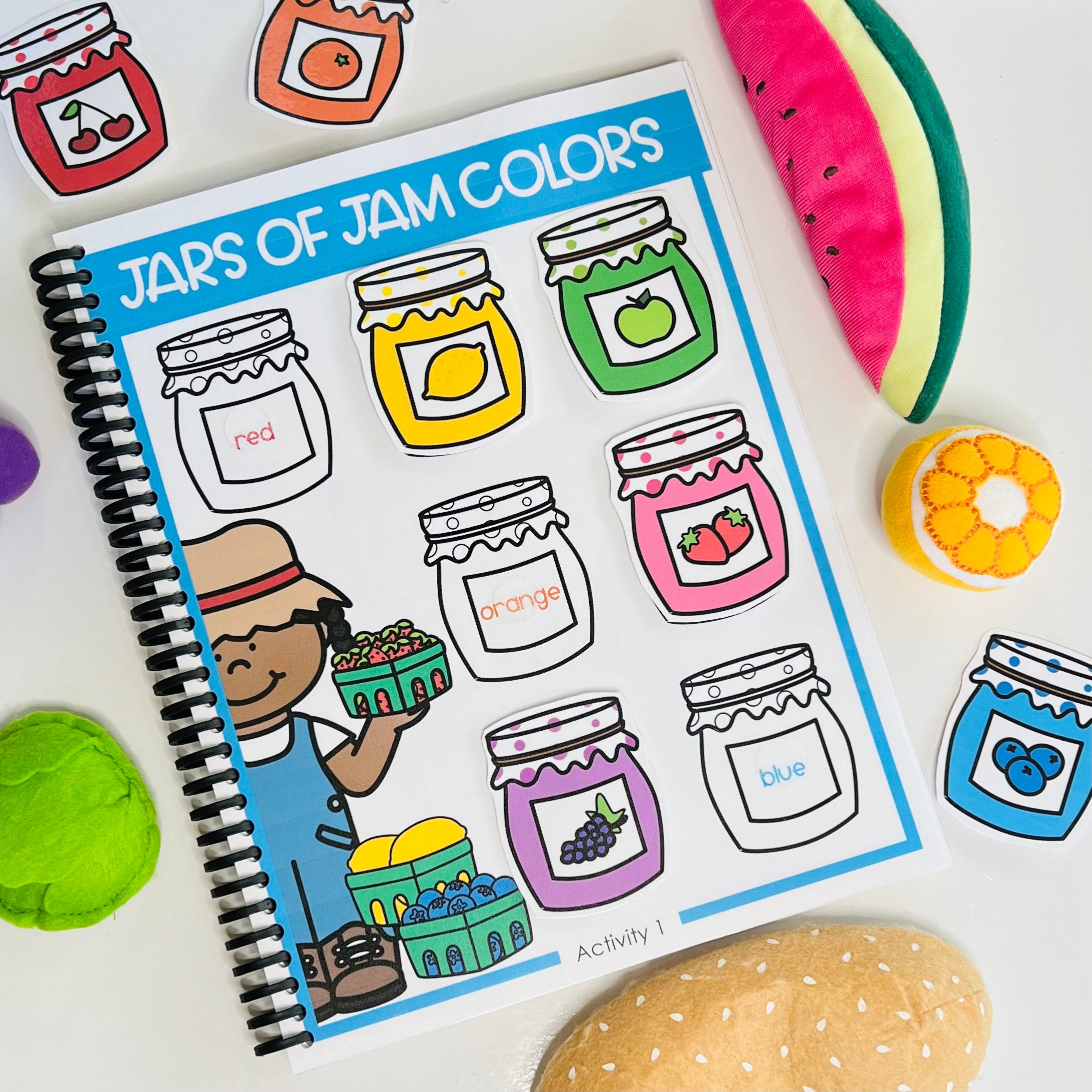 Farmers Market Busy Binder | Busy Book | Activity Binder | Toddler ...