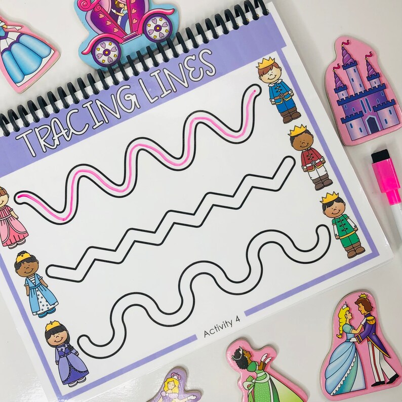 Princess Busy Binder | Busy Book | Activity Binder | Toddler Activities ...