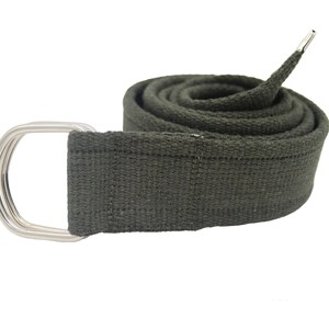 Canvas D Ring Belt, Adjustable Webbing Belt, Plus Size Available - Etsy