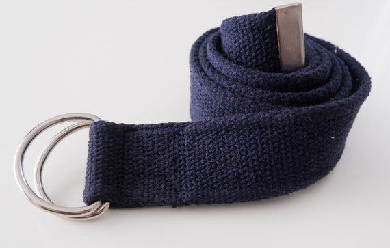 Navy Blue D Ring Beltwebbing D Ring Beltcotton D Ring Belt | Etsy