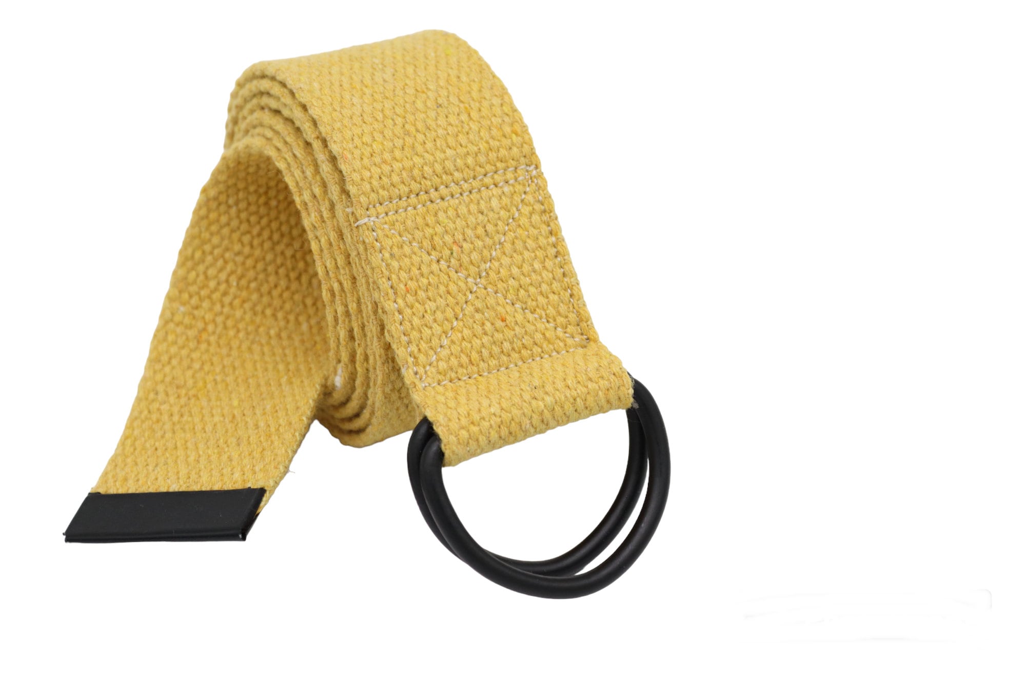 Black D Ring Webbing Belt,canvas Web Belt Metal Double D Ring Buckle ...