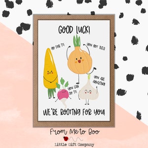 Rooting for You Good Luck Card ~ Good Luck Pun Card ~ Cute Good Luck ...