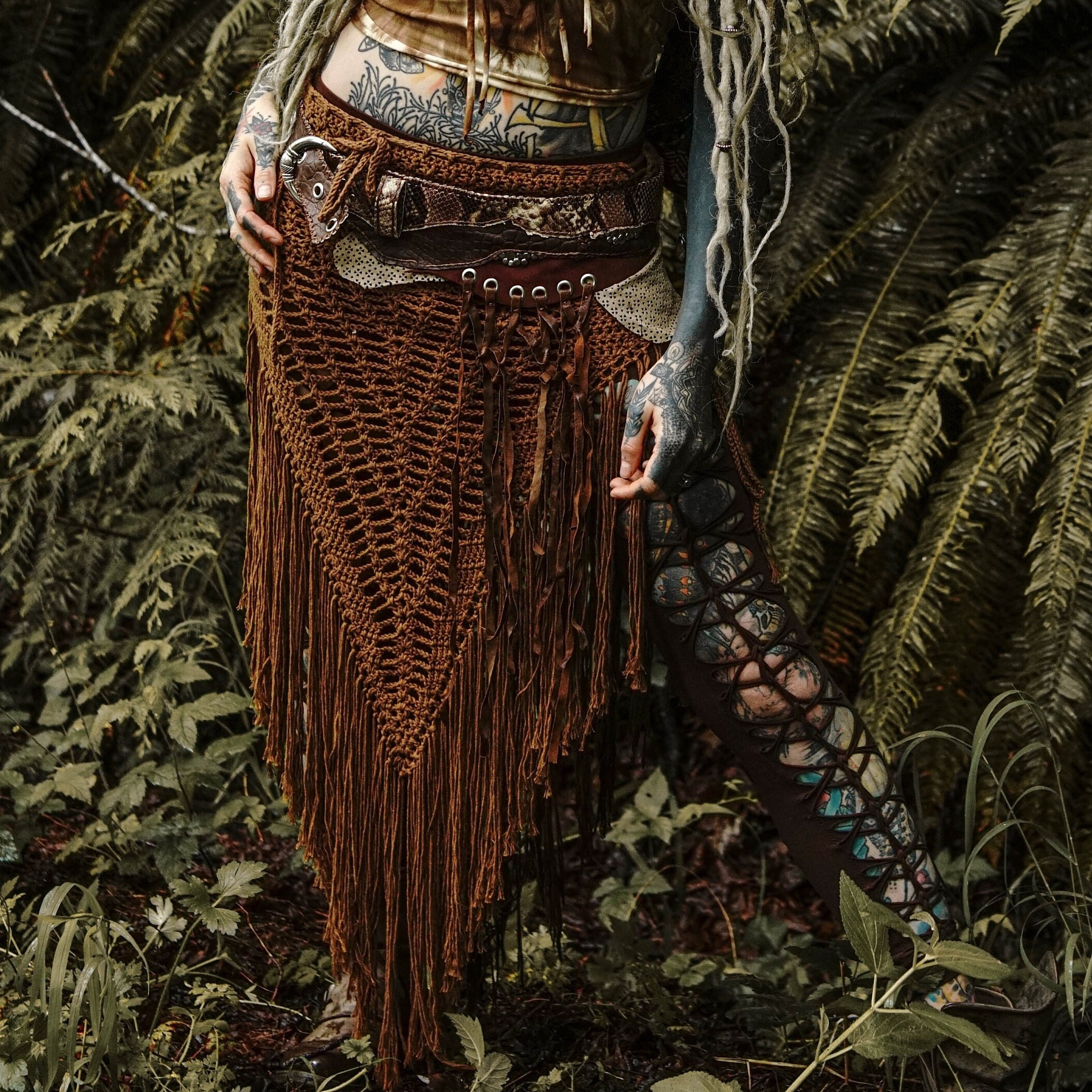 WILD VALERIA Crochet Pattern Bundle | Bohemian Fringe Festival Outfit ...