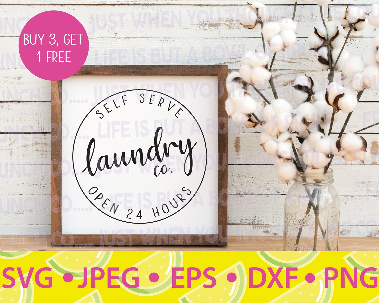Laundry Svg, Self Serve Svg, Rustic Svg, Laundry Sign SVG, Laundry Room ...