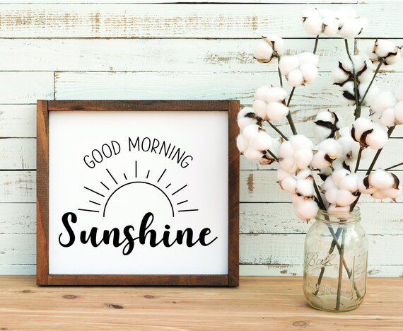 Good Morning Sunshine SVG Digital File Bundle svg Dxf - Etsy