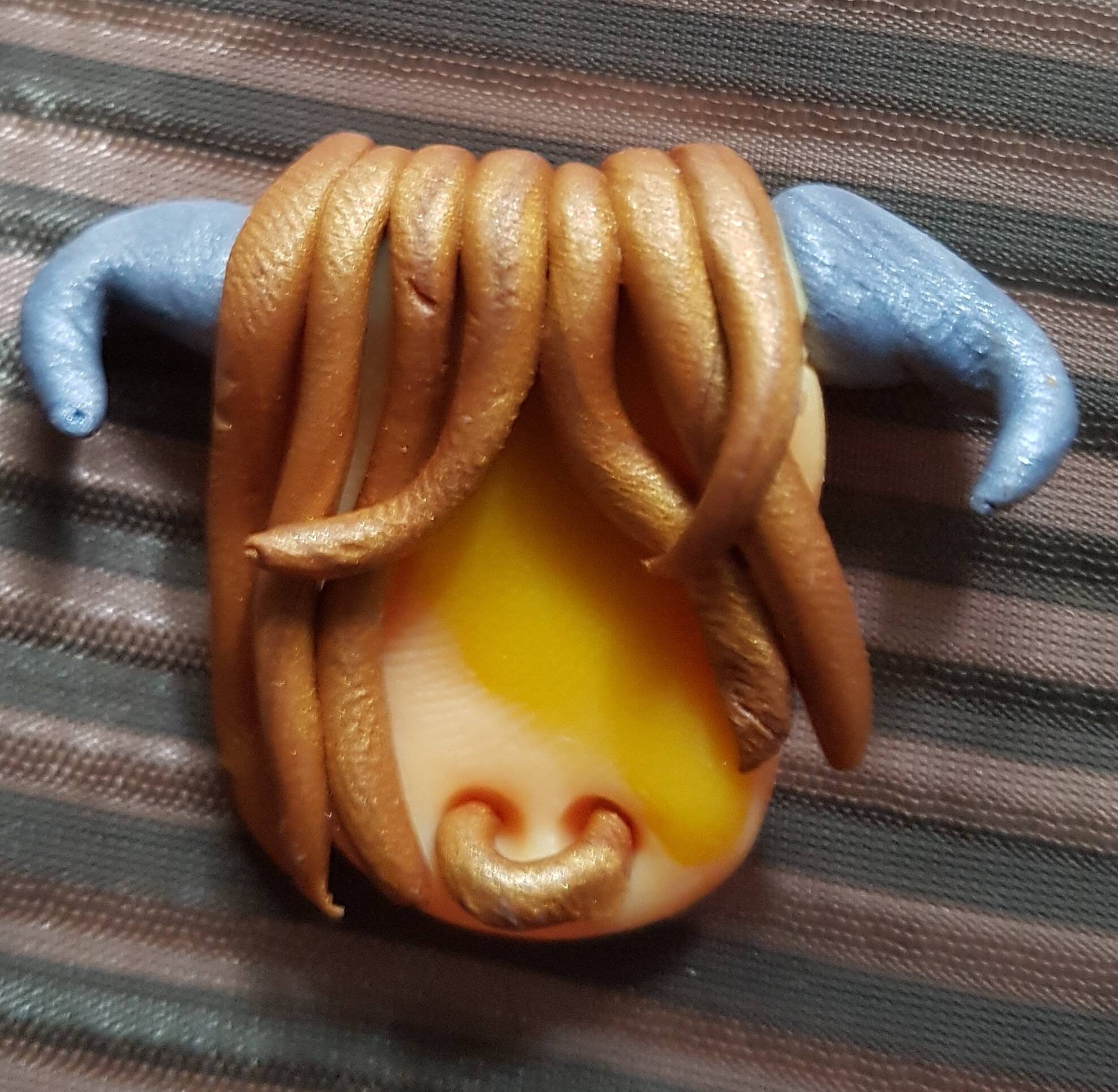 One off Highland Cow Fridge Magnet, Polymer Clay - Etsy