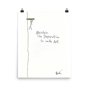 Desperation - Illustrated Poem Poster - Etsy