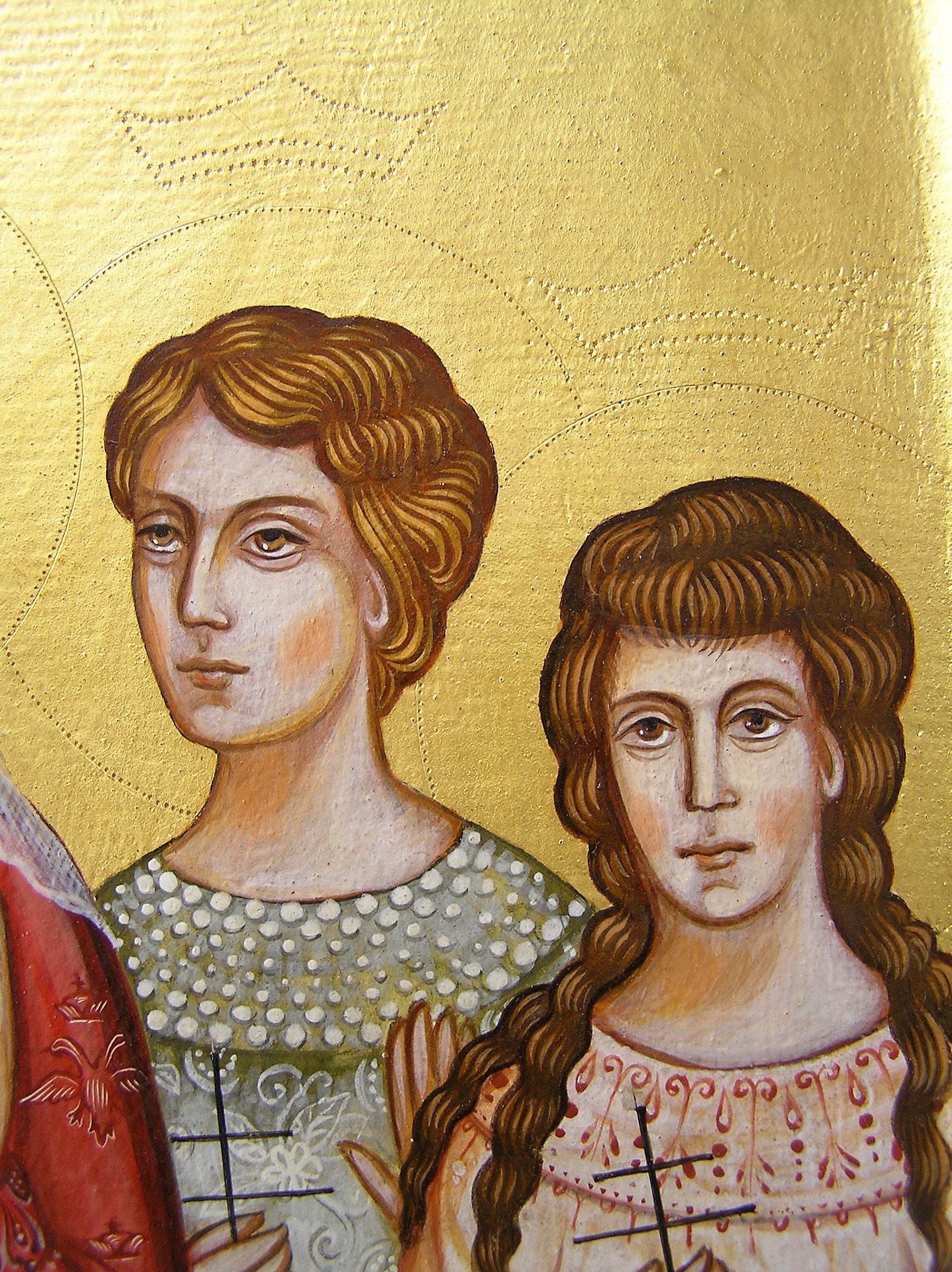 Royal Martyrs Romanov Family orthodox hand painted icon. | Etsy