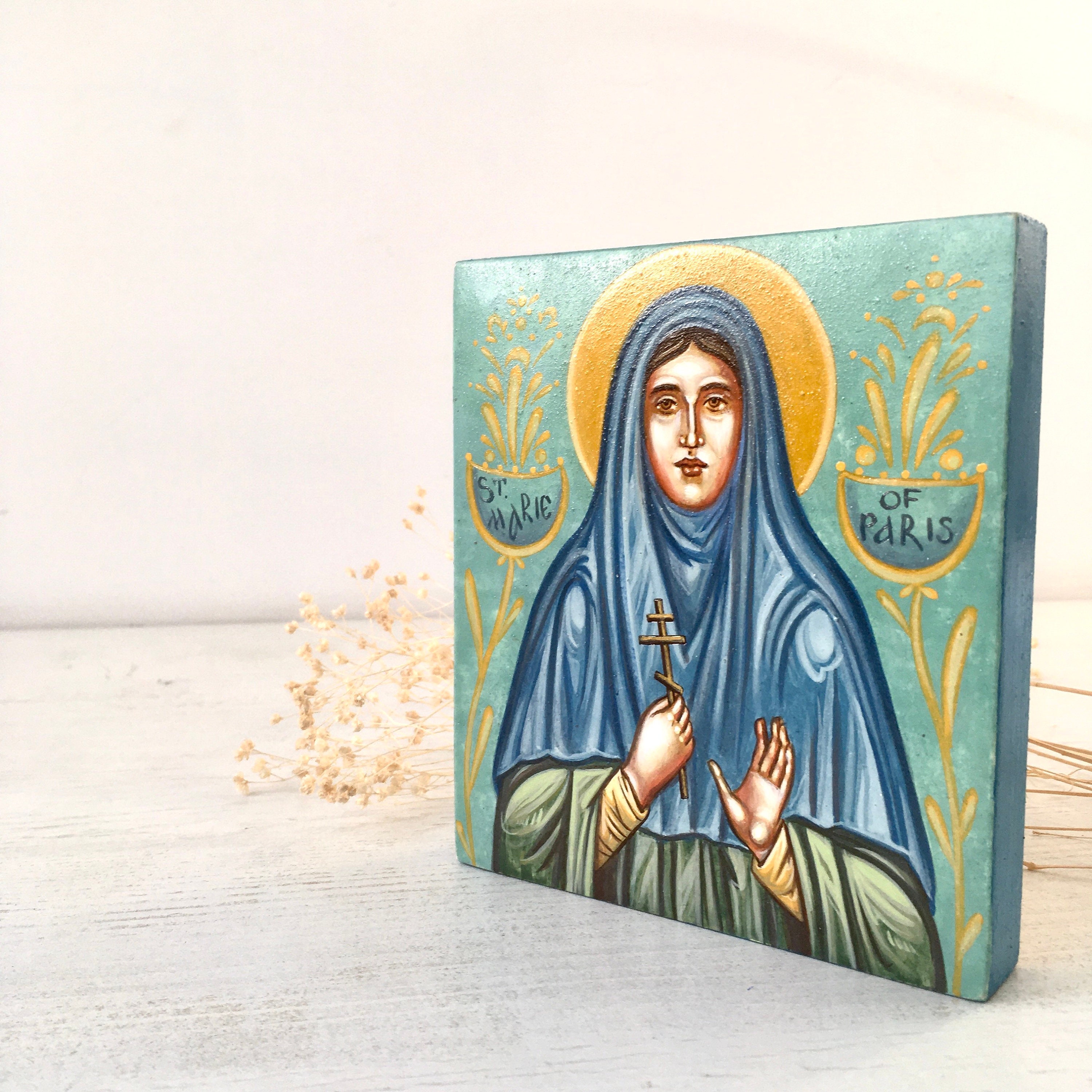 Saint Mother Mary of Paris. Saint Maria Skobtsova.baptism Gift - Etsy