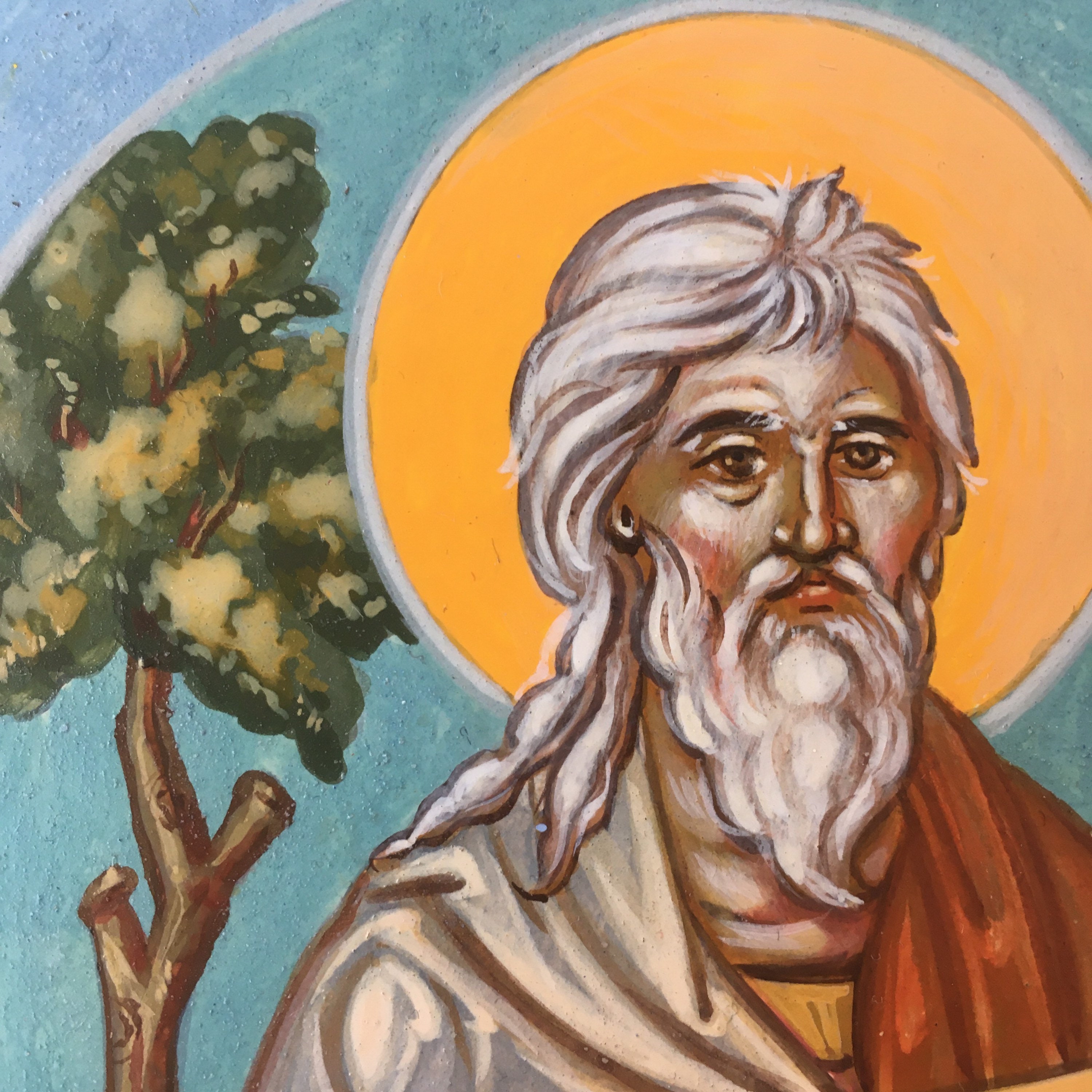 Saint Noah Prophet. Hand Painted Orthodox Icon. Baptism Gift | Etsy