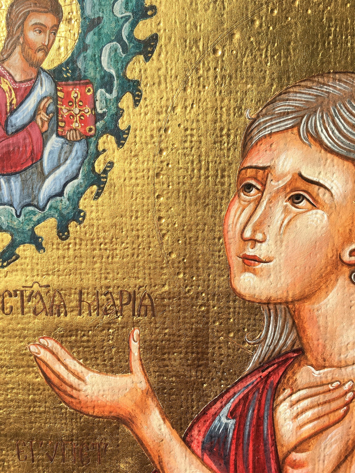 Orthodox Icon Saint Mary of Egypt lent icon Easter gift | Etsy