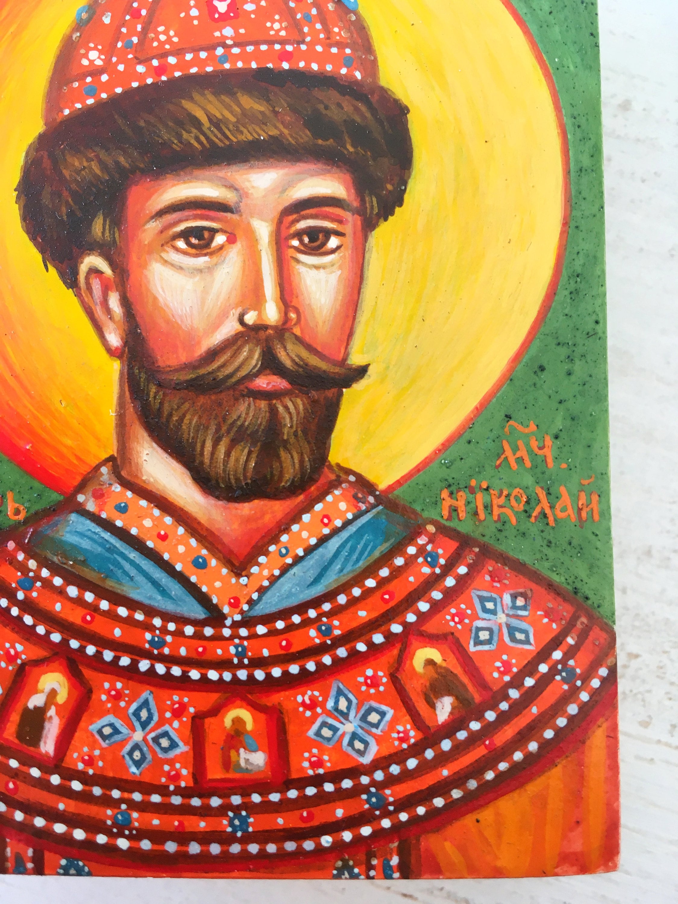 St Tsar Nicholas II Romanov. Christian Orthodox icon of royal | Etsy