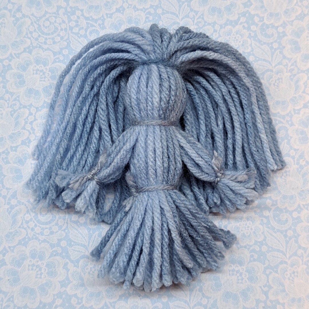 Adorable Yarn Doll, Baby Shower Gift, Girl's Gift, Nursery, Collectible ...