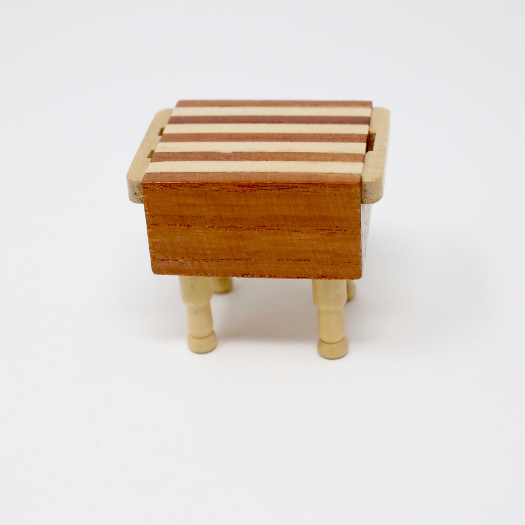 Dollhouse Miniature Butcher Block Miniature Butcher Block Dollhouse ...