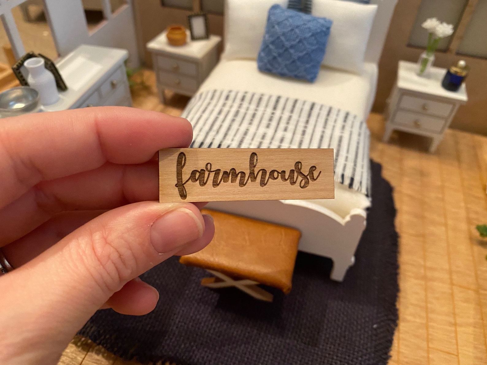 Dollhouse Miniature Farmhouse Sign Mini Sign Dollhouse Sign - Etsy