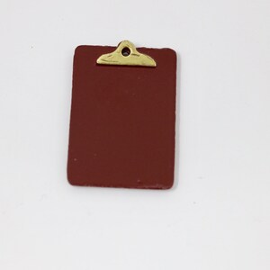 Dollhouse Miniature Clipboard Miniature Dollhouse Office Dollhouse ...