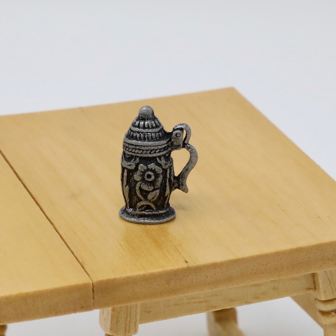 Dollhouse Miniature Beer Stein Miniature Beer Mug Miniature Vintage ...