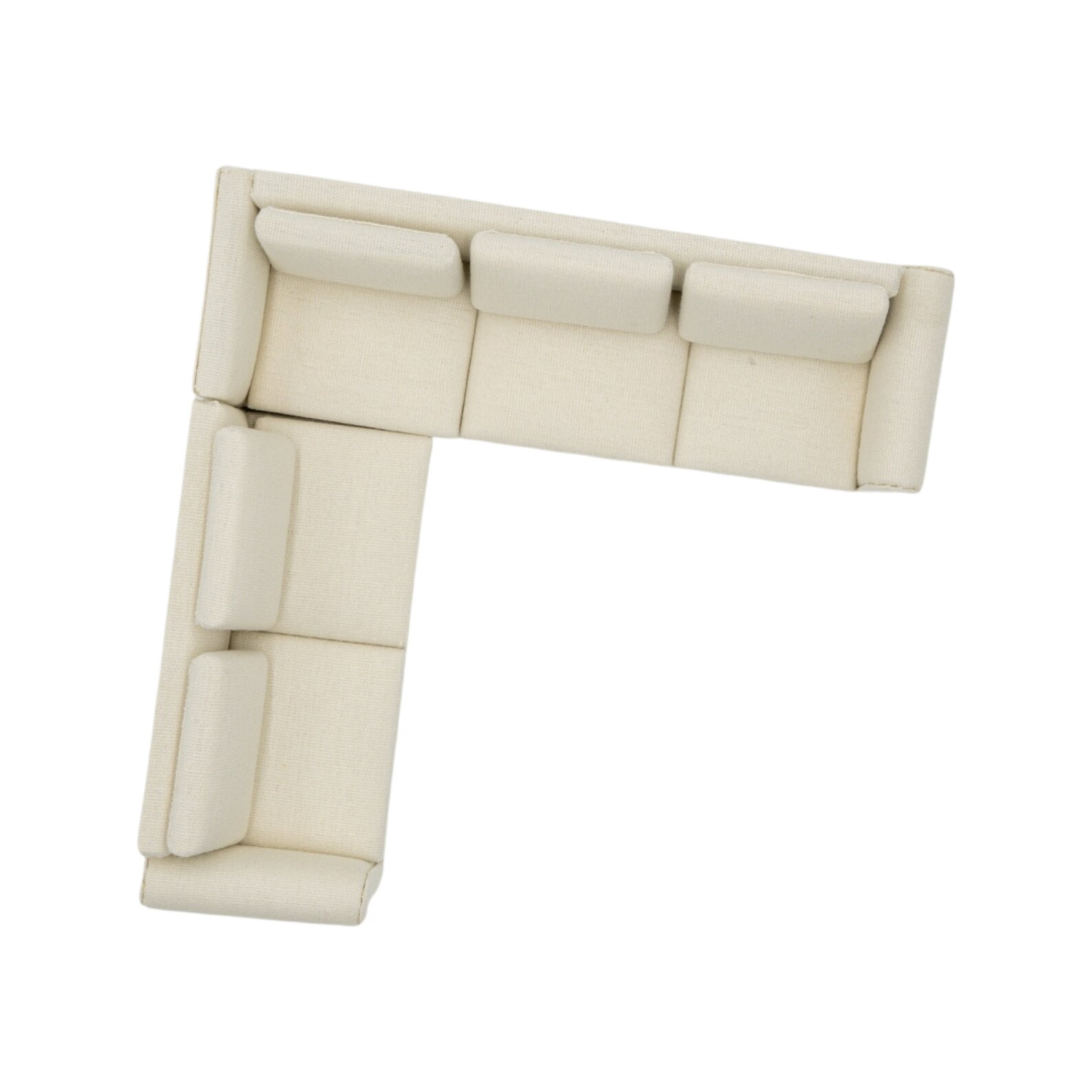 Dollhouse Miniature Couch Dollhouse Sectional Miniature Couch Dollhouse ...