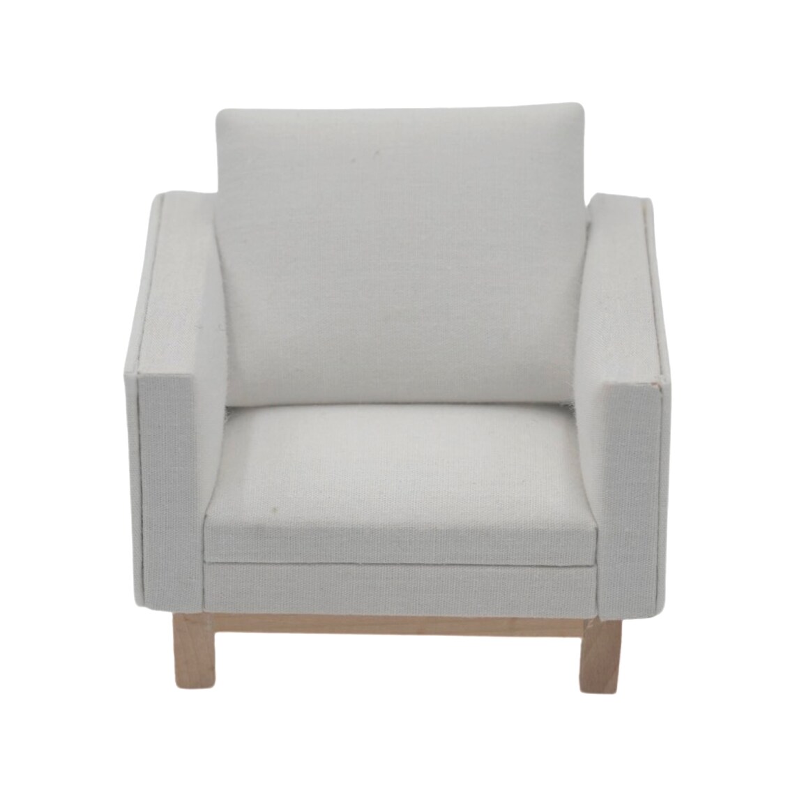 Dollhouse Miniature Chair Dollhouse Chair White Chair Modern - Etsy