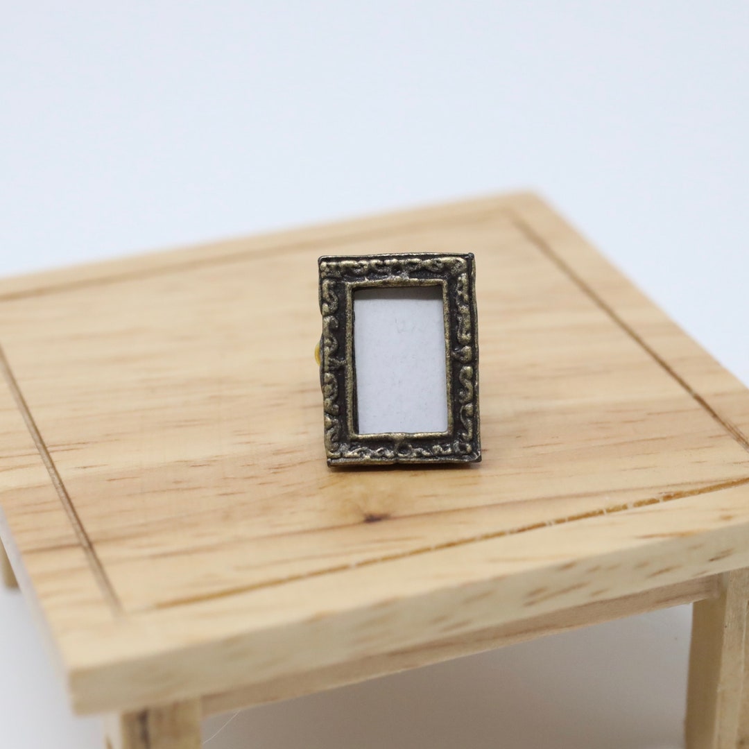 Dollhouse Miniature Metal Picture Frame Small Frame 1:12 Scale ...