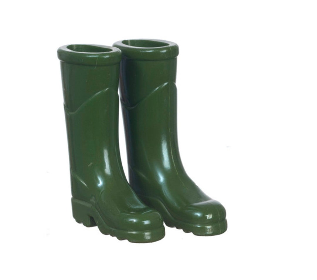 Dollhouse Miniature Garden Boots Miniature Boots Mini Shoes Miniature ...