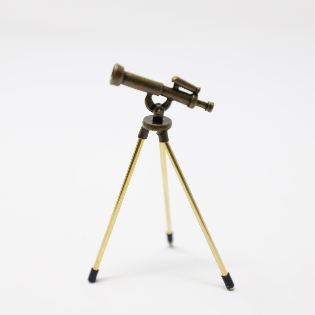 Dollhouse Miniature Telescope Miniature Decor Tiny Telescope 1:12 ...