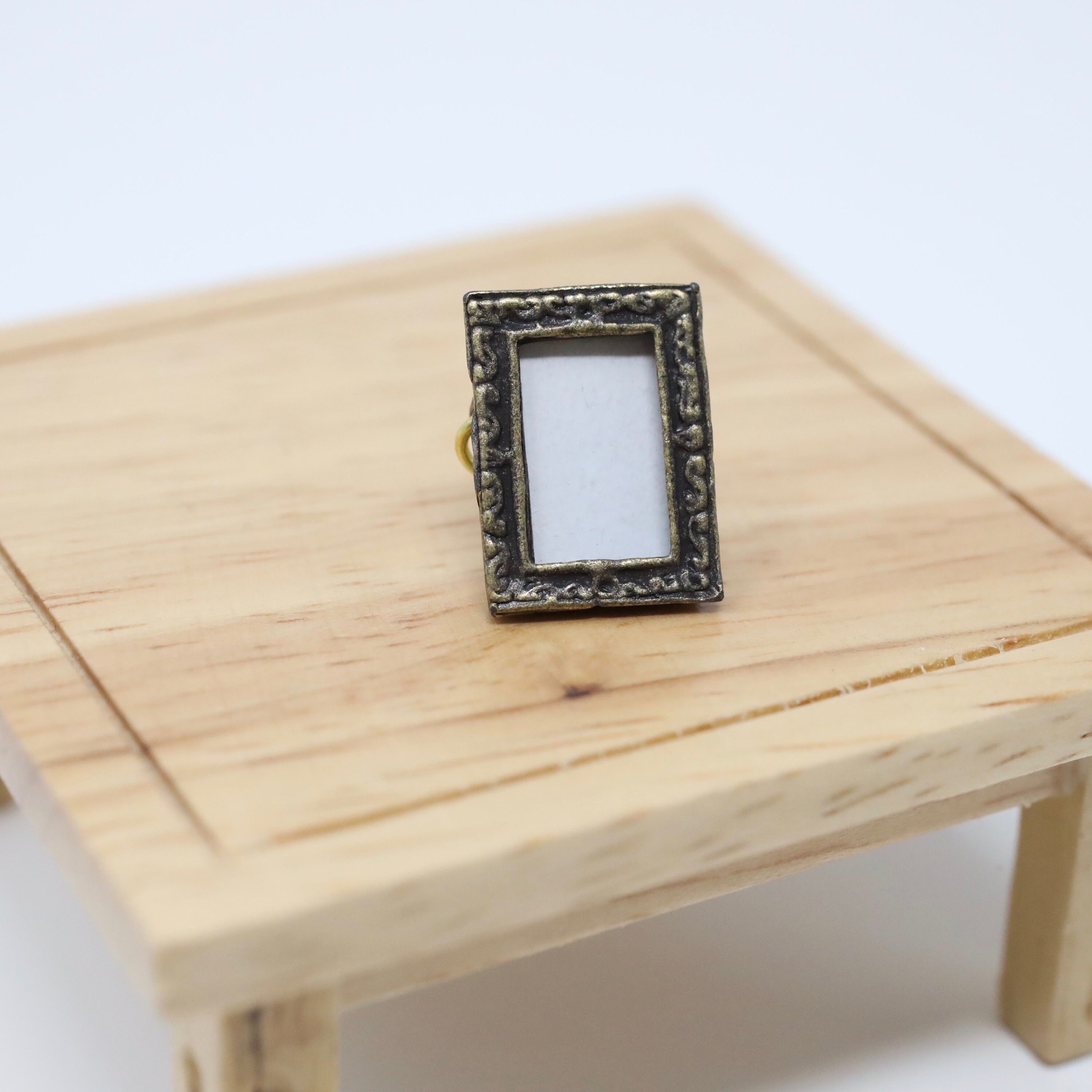 Dollhouse Miniature Metal Picture Frame Small Frame 1:12 Scale | Etsy