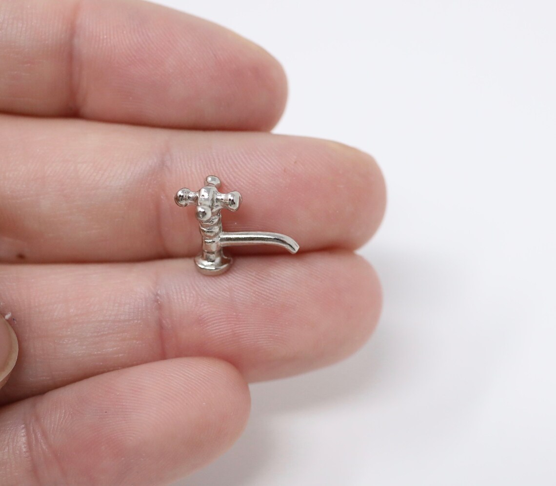 Dollhouse Miniature Faucet Taps Set of 2 Miniature Taps | Etsy