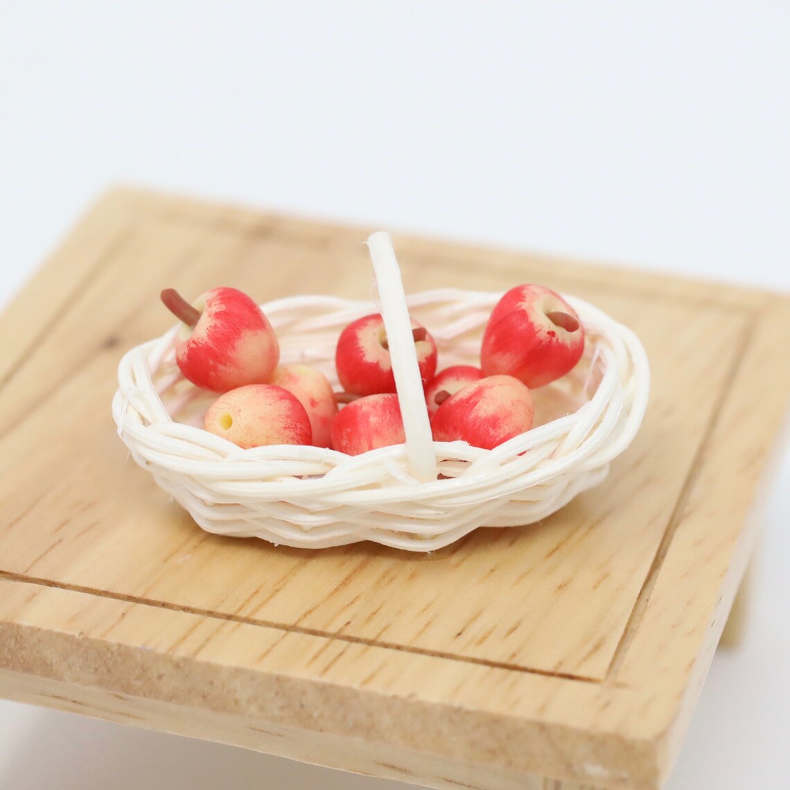 Dollhouse Miniature Apple Miniature Food Dollhouse Kitchen | Etsy