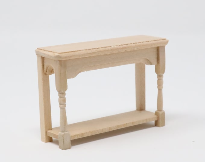 Dollhouse Miniature Unfinished Sofa Table Miniature Side Table - Etsy