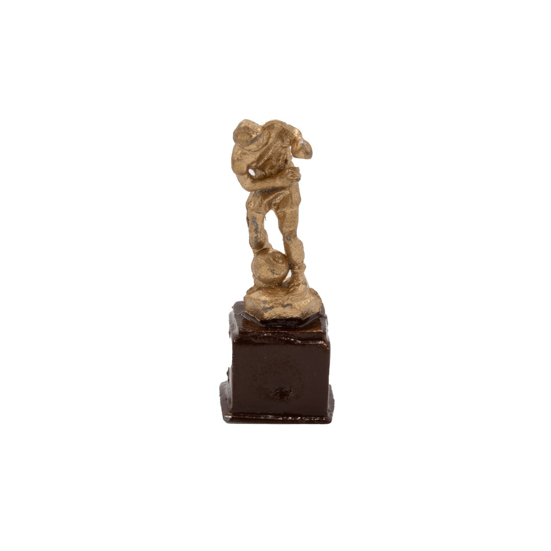 Dollhouse Miniature Soccer Trophy Statue Miniature Trophy Dollhouse ...