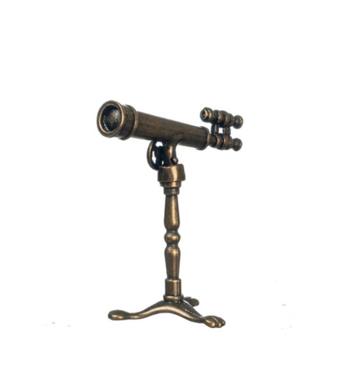 Dollhouse Miniature Telescope Antique Miniature Decor Tiny Telescope 1: ...