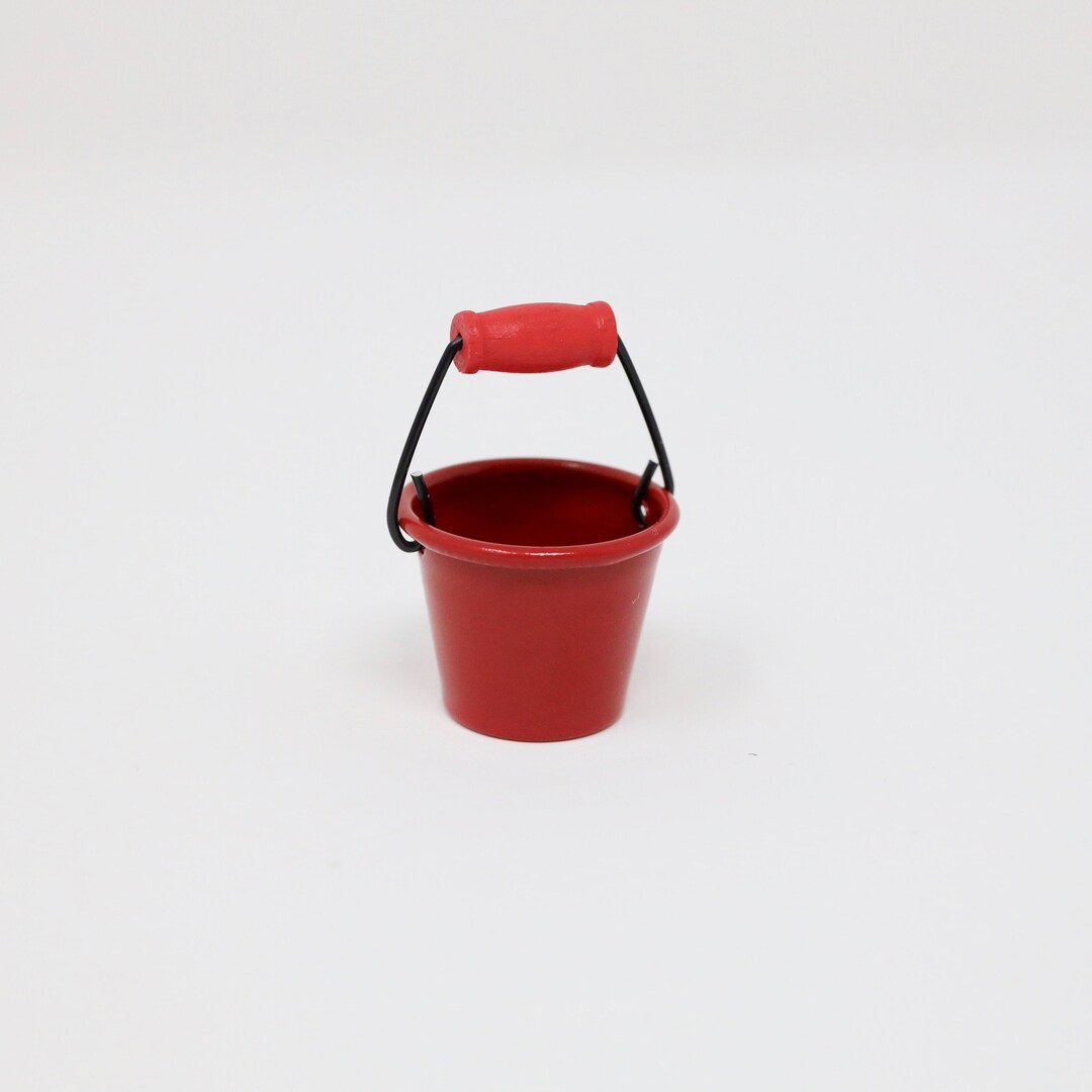 Dollhouse Miniature Pail Miniature Bucket Dollhouse Garden Pail ...