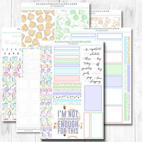 Labels Daily Duo Kit l Planner stickers l ECDD-10 Paper & Party ...