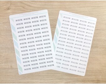 Am Pm Stickers | Etsy