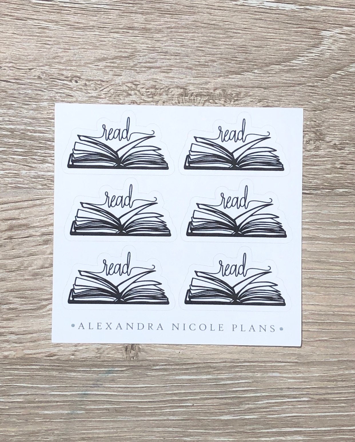 Read Stickers | Etsy
