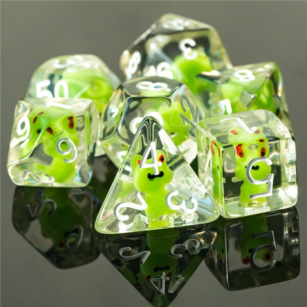 Clear Dice Set - Etsy