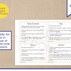 Dementia Activity Digital Download - Sparking Conversations Printable ...