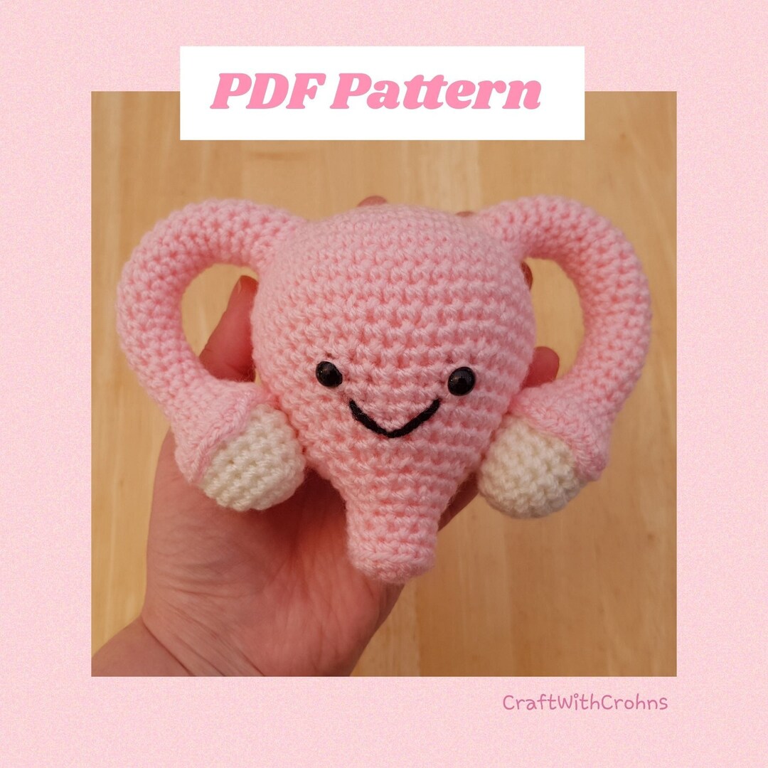 PATTERN ONLY Happy Uterus Crochet Pattern - Etsy