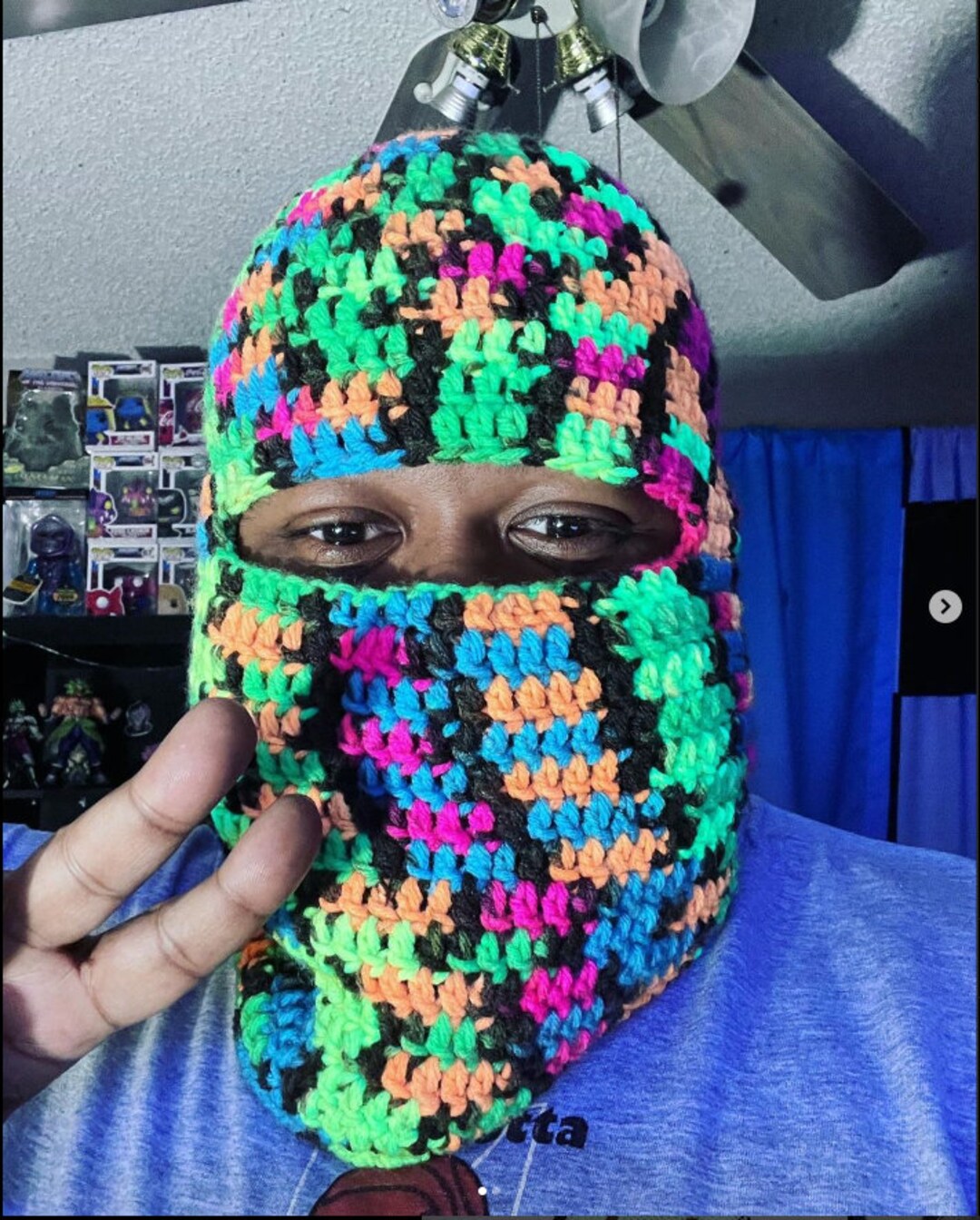 Custom Crocheted Ski Mask/balaclava - Etsy