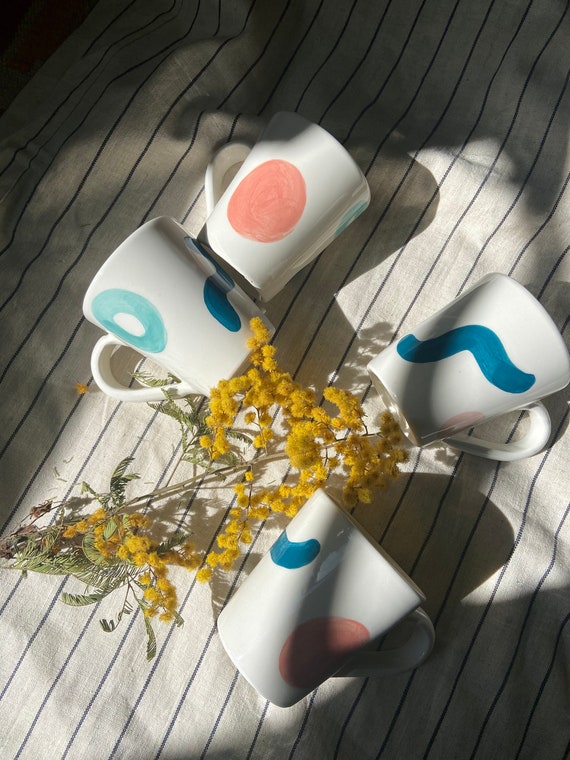 Small Tea Mug / Ceramic Mug / Nice Cup / Coffee Cup / Abstract | Etsy