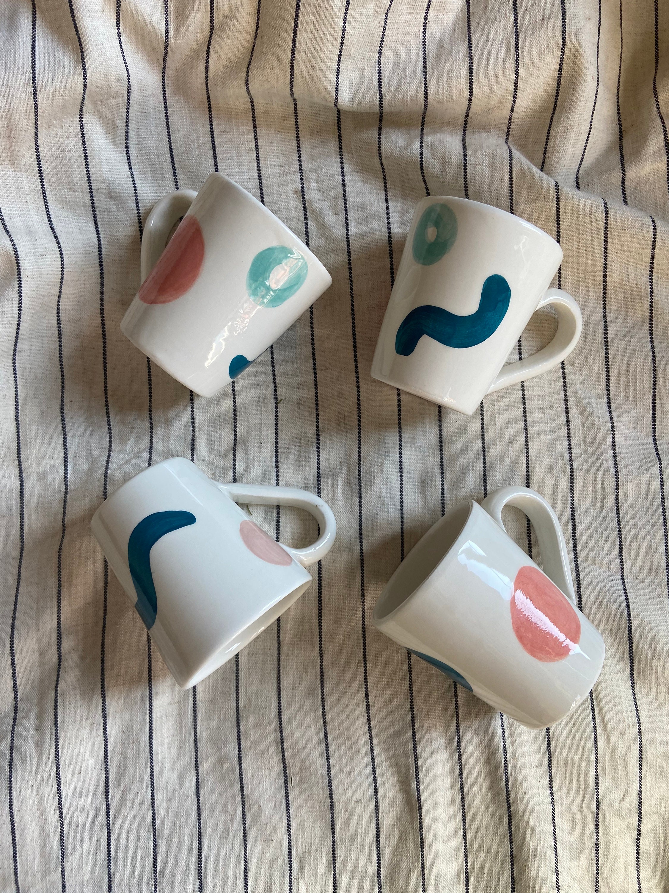 Small Tea Mug / Ceramic Mug / Nice Cup / Coffee Cup / Abstract | Etsy