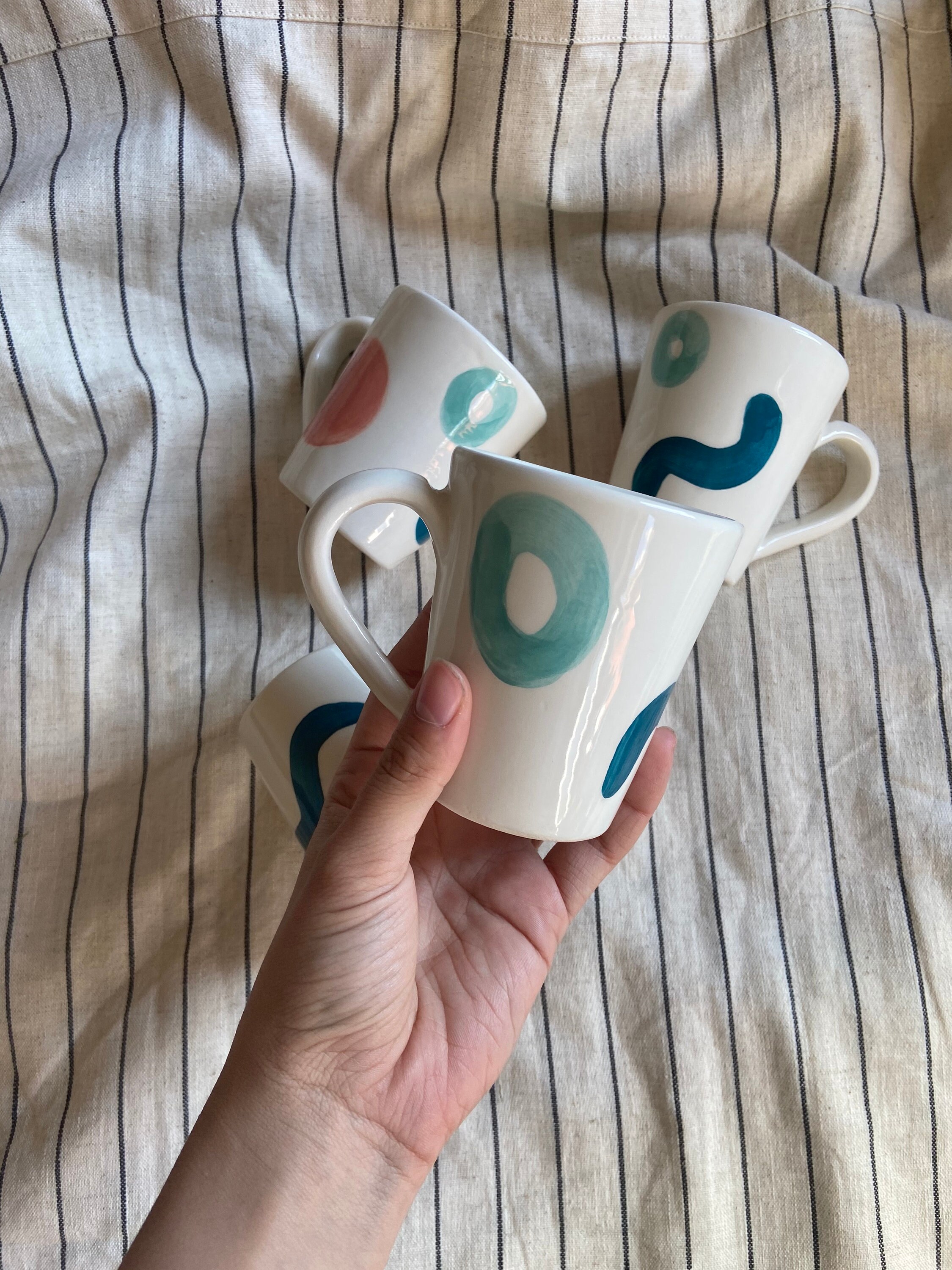 Small Tea Mug / Ceramic Mug / Nice Cup / Coffee Cup / Abstract | Etsy