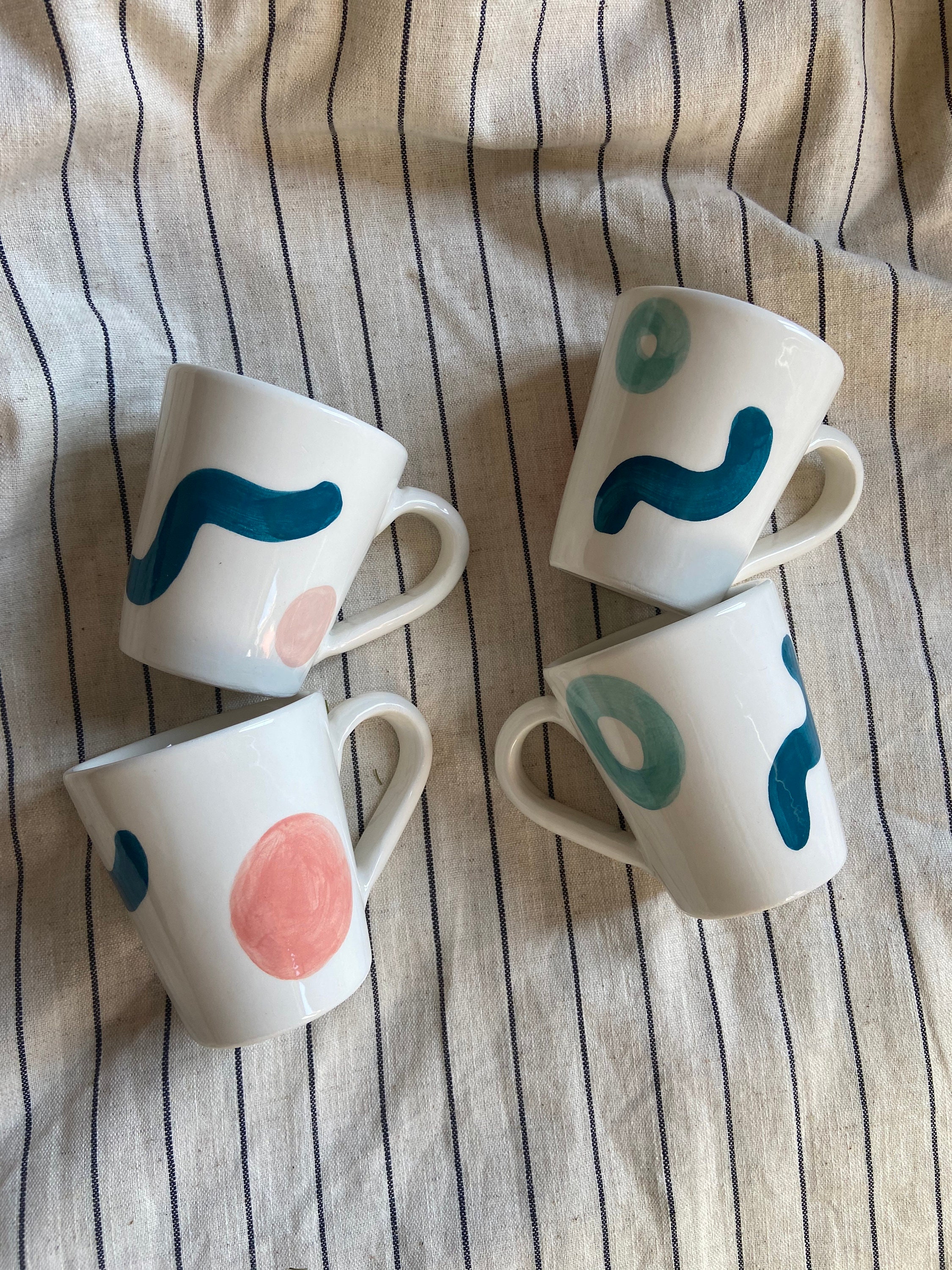 Small Tea Mug / Ceramic Mug / Nice Cup / Coffee Cup / Abstract | Etsy