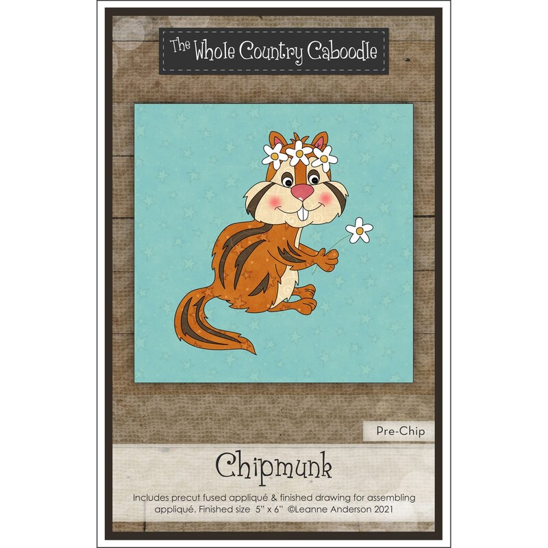 Chipmunk Applique - Etsy