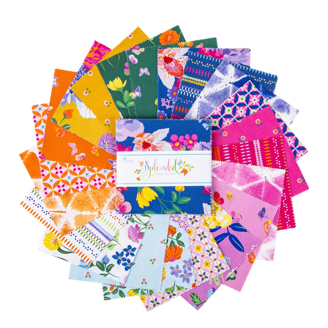 Splendid Designed by Gabrielle Neil From Riley Blake Designs 5 Inch ...